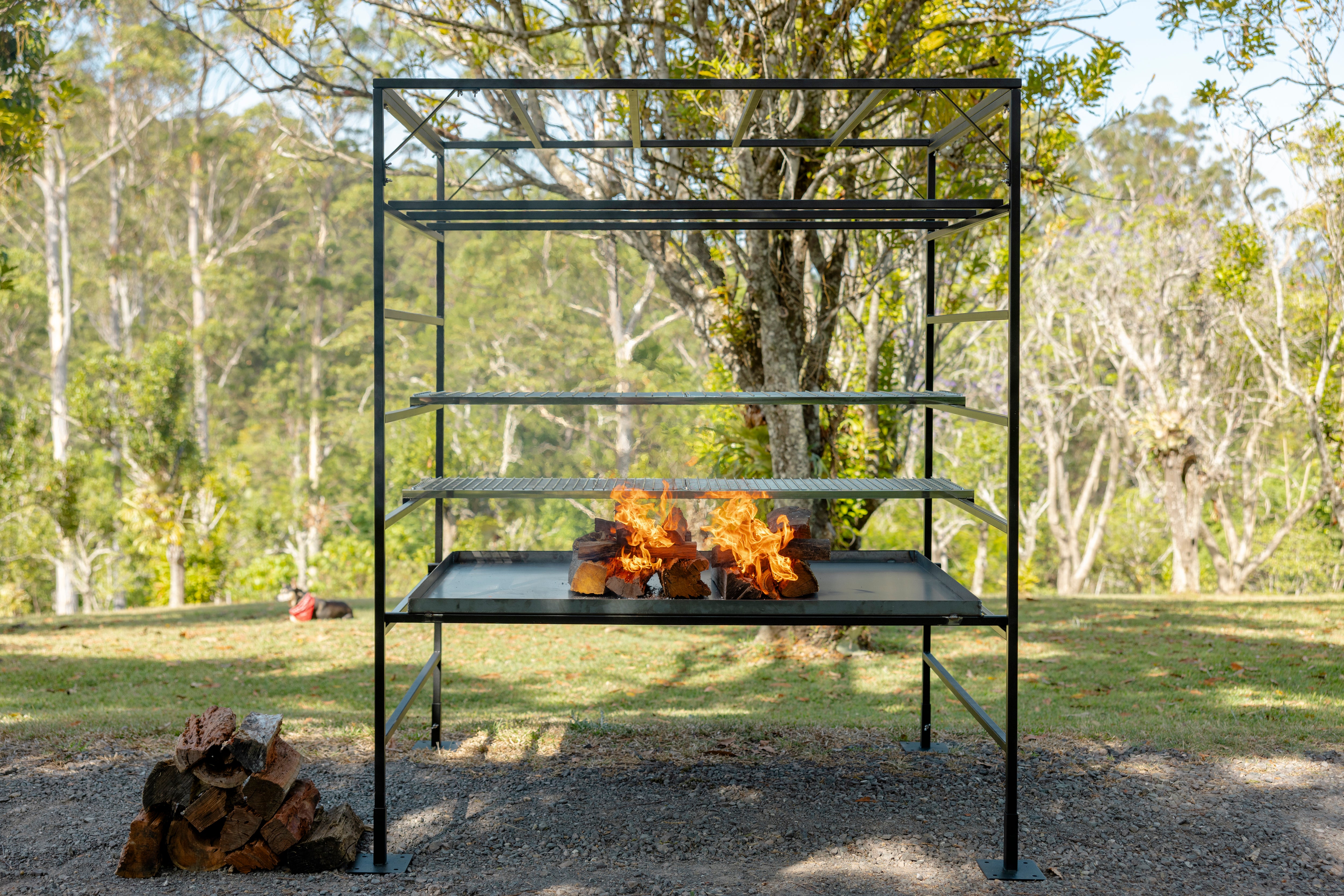 Portico Open-Fire BBQ Large - Premium Wood-Fired Grill | Terra Grills