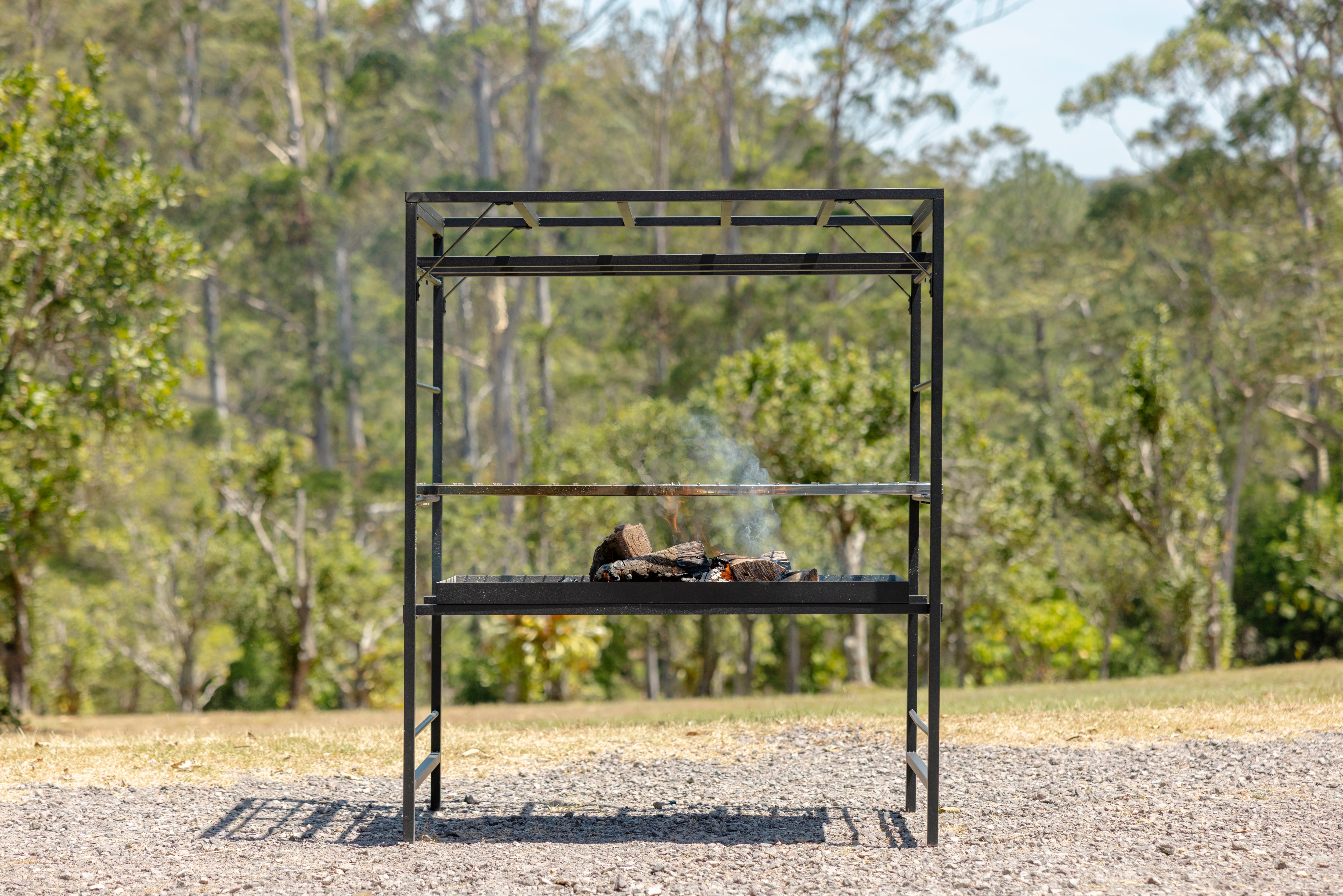 Portico Open Fire BBQ Small - Compact Wood-Fired Grill | Terra Grills